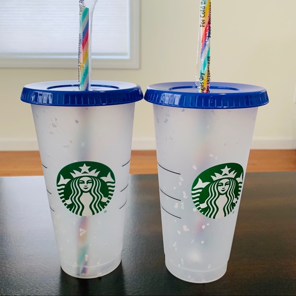 Starbucks | Other | 2 Starbucks 220 Confetti Color Changing Cups | Poshmark